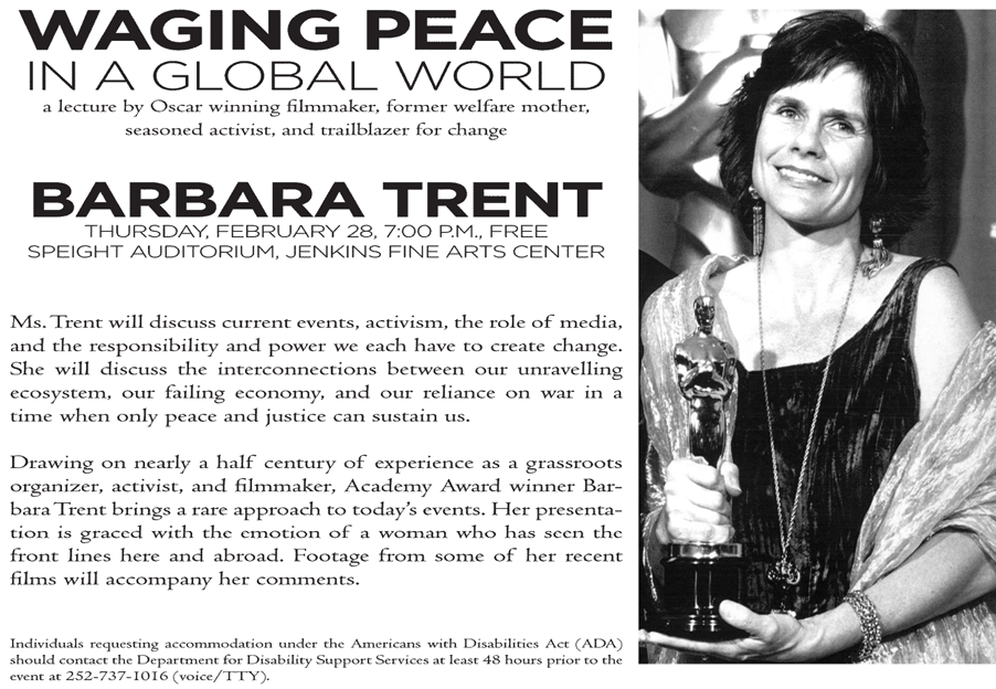 RAINBOW WARRIOR: Oscar winning filmmaker, former welfare mother ...